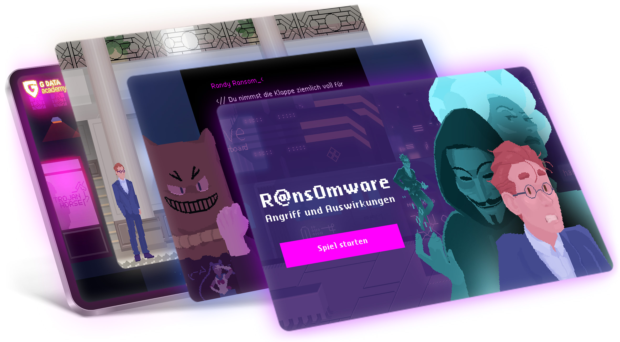 G Data warnt mit Retro-Game vor Ransomware-Gefahren ...